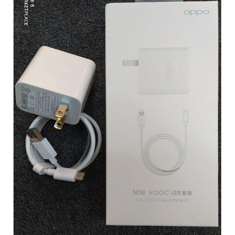 OPPO Original VOOC Charger TYPE-C cable 30Watts 5V/6A Actual Original ...