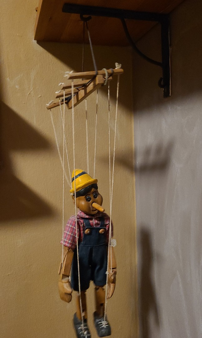 Pinocchio hanging toy, Hobbies & Toys, Toys & Games on Carousell