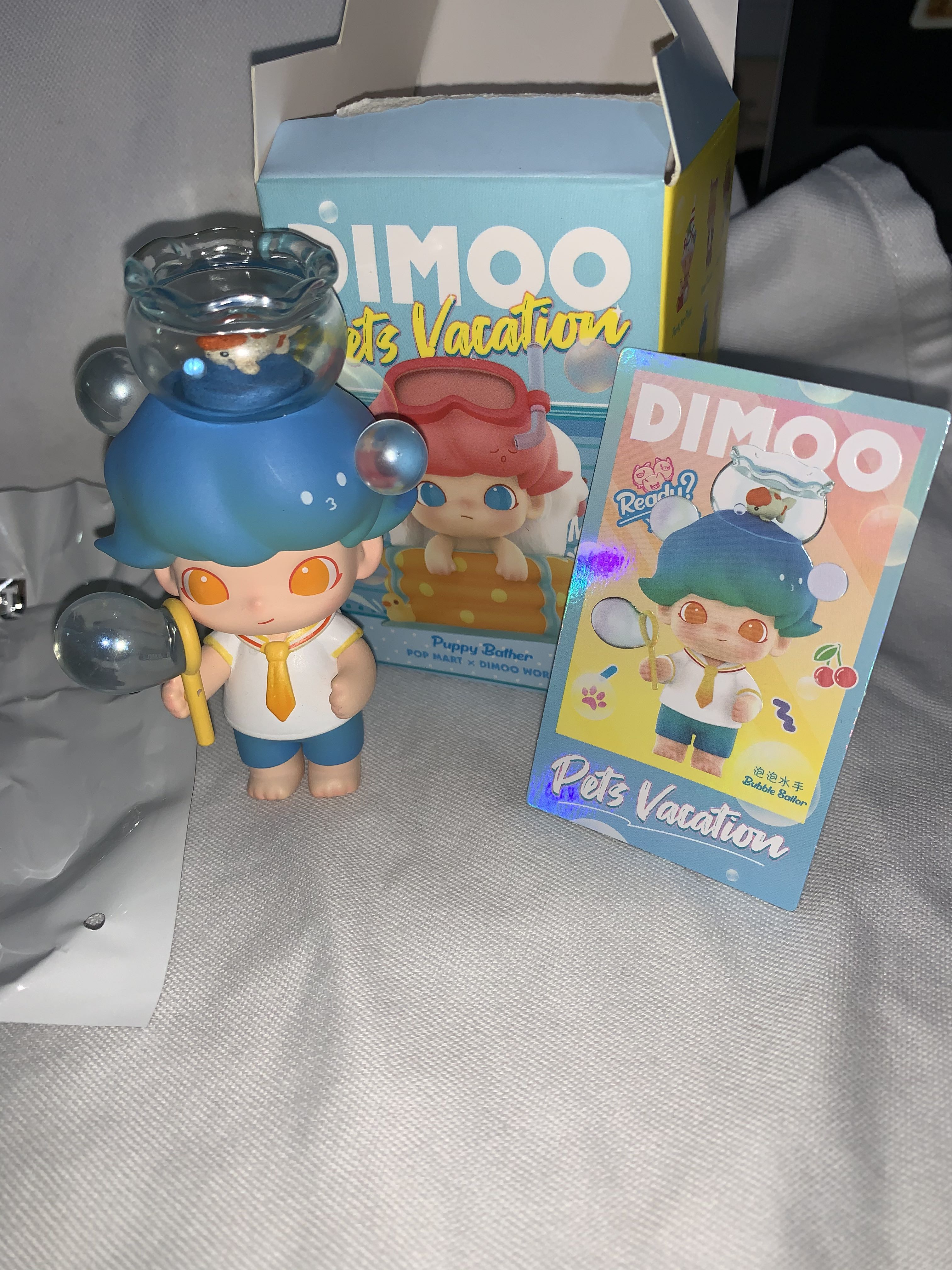 POPMART Dimoo pets vacation, Hobbies & Toys, Toys & Games on Carousell