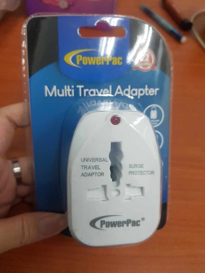 POWERPAC Multi Travel Adaptor, Computers & Tech, Parts & Accessories ...