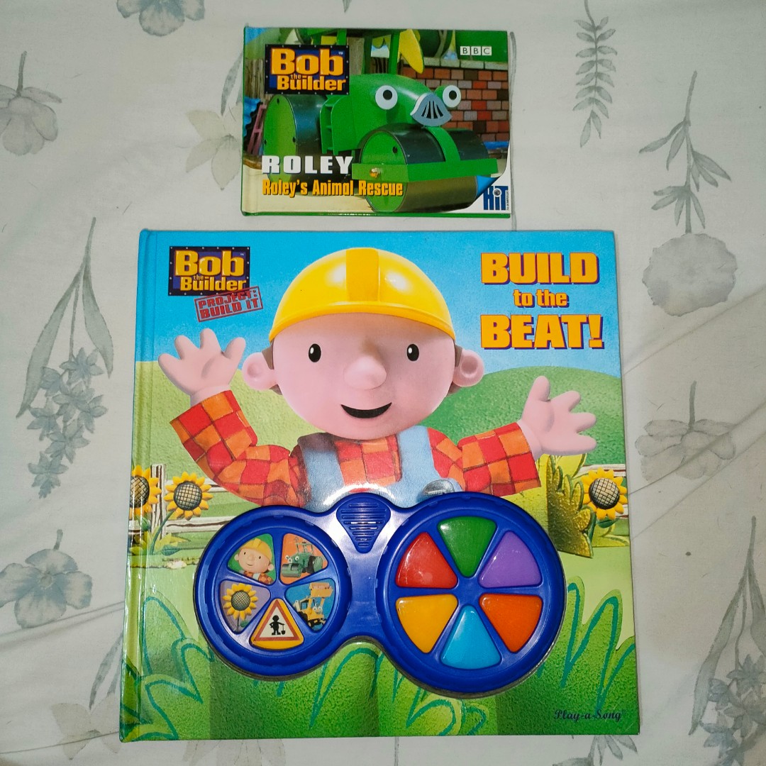 Preloved Bob the Builder 1-Hardbound Book with sounds and 1-small book ...