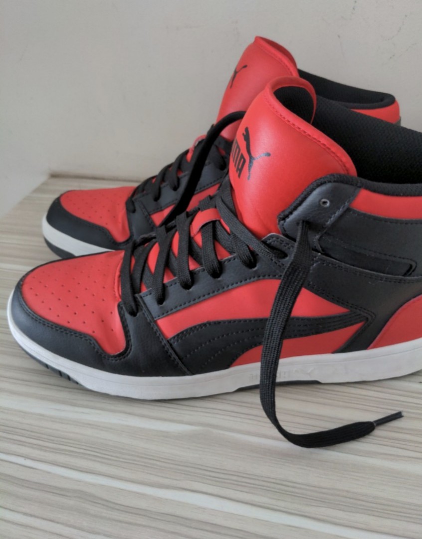 Puma High Top Bred, Men's Fashion, Footwear, Sneakers on Carousell