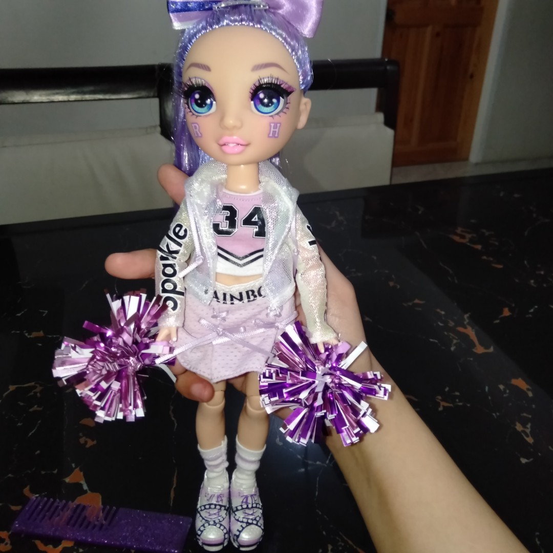 Rainbow High Cheer Violet, Hobbies & Toys, Toys & Games on Carousell