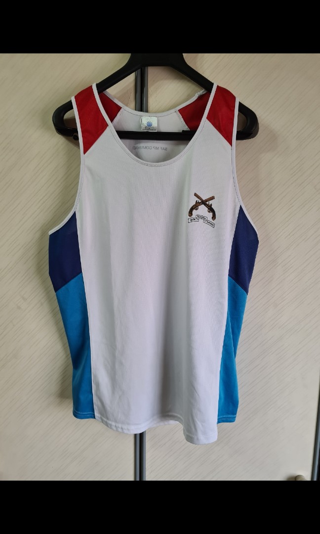 SAF MP Command PT Singlet, Men's Fashion, Activewear on Carousell
