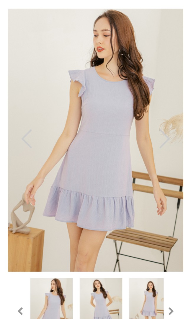 Shopsassydream - Ayla Dress Taro, Women's Fashion, Dresses & Sets ...