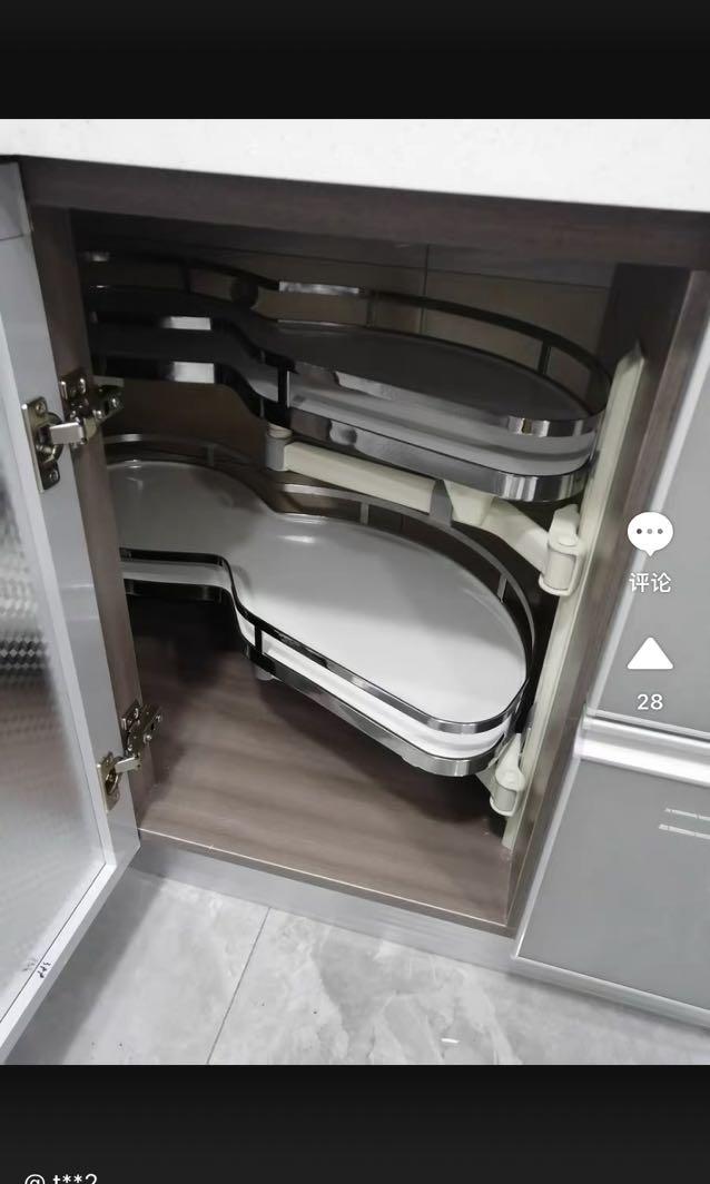 Soft closing Pull out tray corner kitchen cabinet (reference excel blum ...