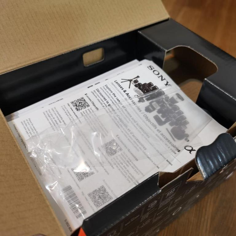Sony A7iii Box & Receipt, Photography, Cameras on Carousell