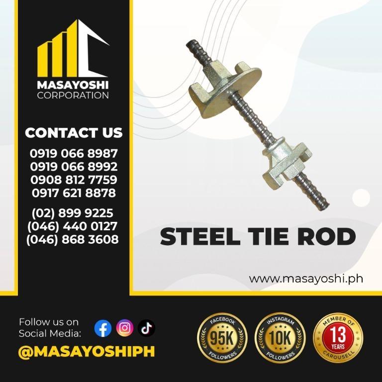 Steel Tie Rod | Wing Nut | Scaffolding | Catwalk | Swivel, Commercial ...