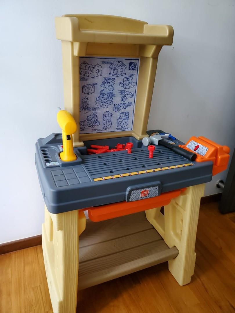STEP2 PROJECT WORKSHOP and TOOL BENCH SET, Hobbies & Toys, Toys & Games ...