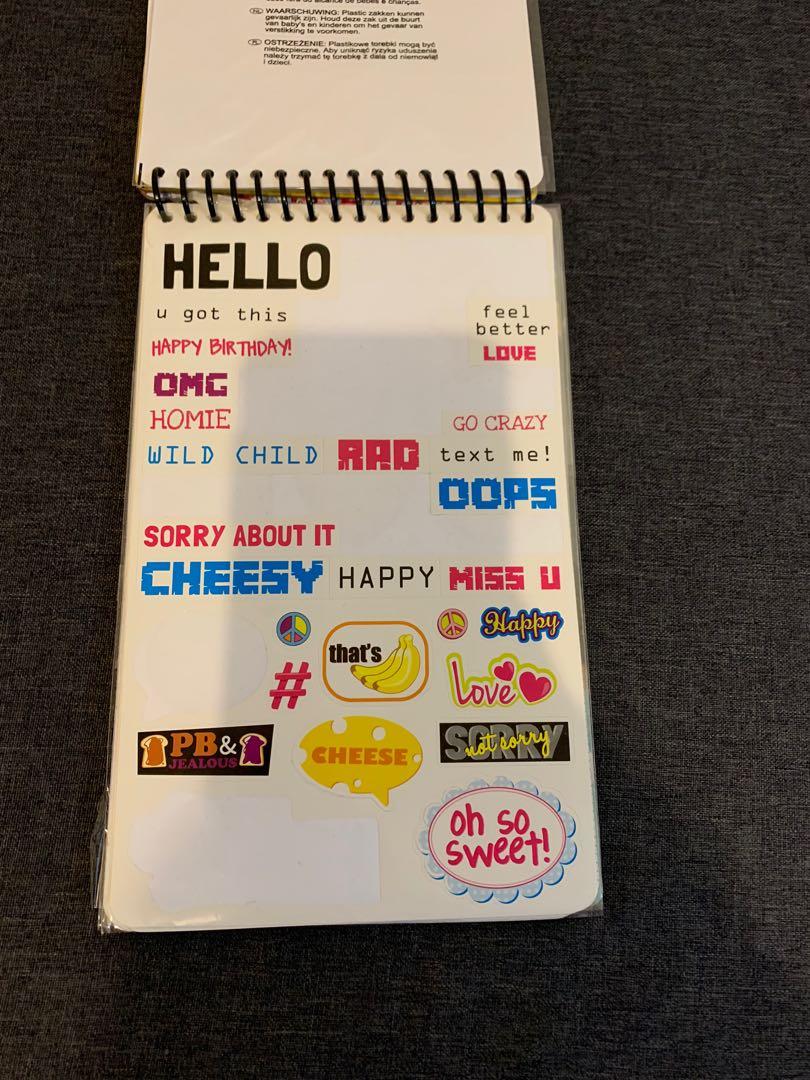 Sticker Portfolio Kit, Hobbies & Toys, Stationary & Craft, Stationery ...