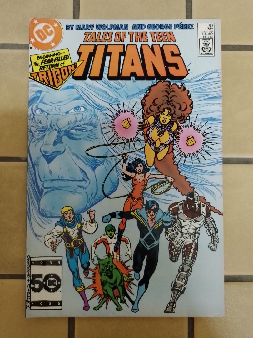 Tales Of The Teen Titans #60 ( Chuck Patton - Cover Art ) DC Bronze Age ...