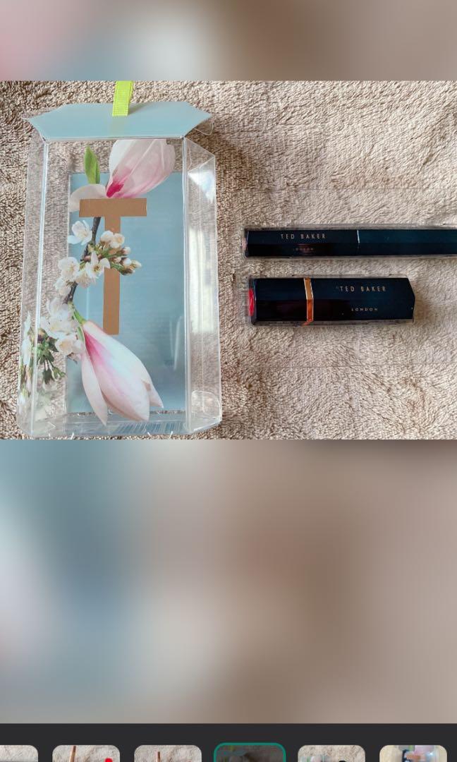 Ted Baker Limited Edition Lipstick + Lip Balm Set, Beauty & Personal ...