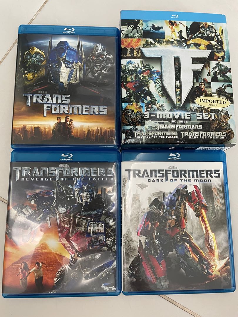 Transformers 3 movie set Blu-ray, Hobbies & Toys, Music & Media, CDs ...