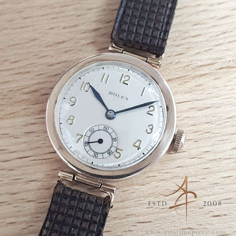 Vintage Rolex 1559 in 9K Rose Gold Manual Winding (1936), Luxury, Watches on Carousell