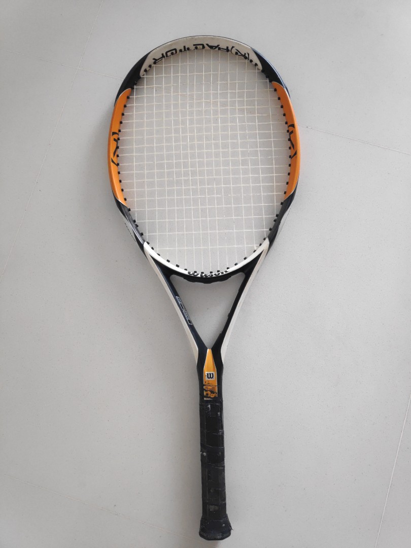 Wilson K- factor tennis racquet, Sports Equipment, Sports & Games ...