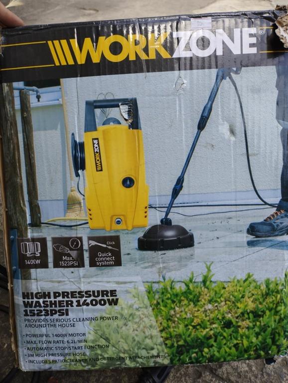 WorkZone Pressure Washer 1400wats, Commercial & Industrial ...