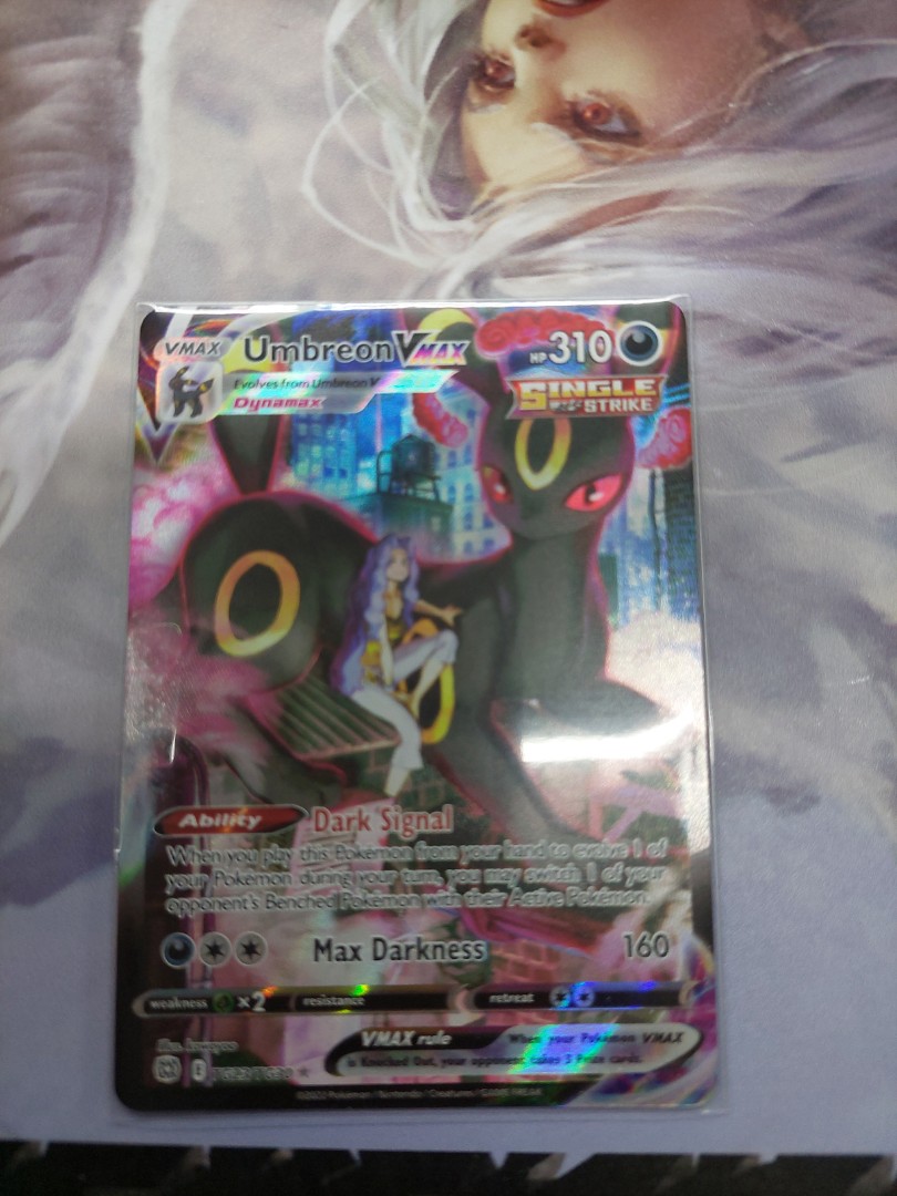 WTS Umbreon Vmax from brilliant stars trainer gallery, Hobbies & Toys ...