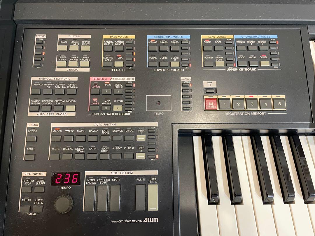 Yamaha Electone HE-4 Organ musical keyboard, Hobbies & Toys, Music ...