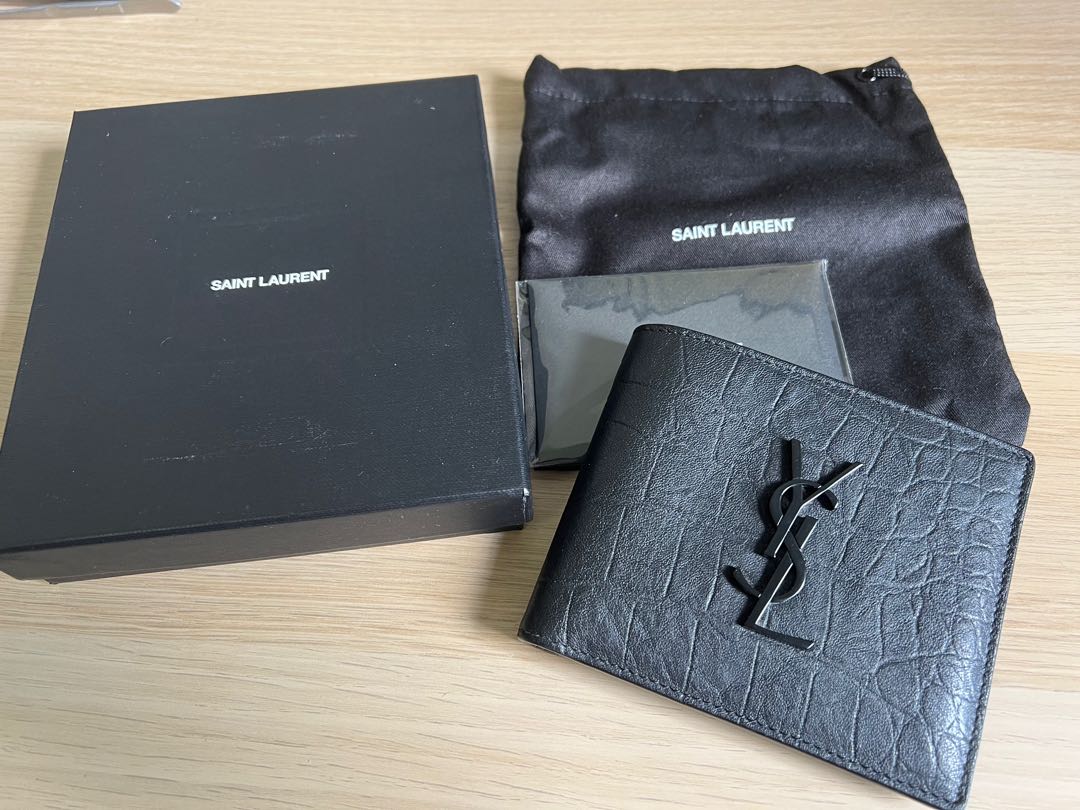 YSL Mens Bifold Wallet, Men's Fashion, Watches & Accessories, Wallets ...