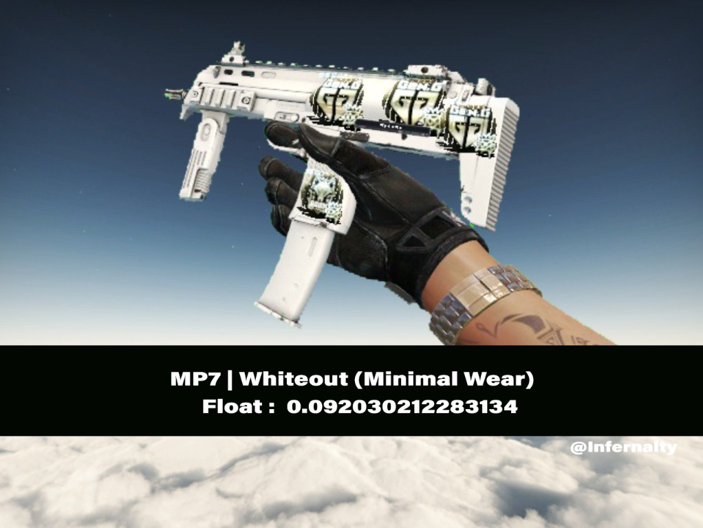 (0.09FV) MP7 Whiteout MW CSGO SKINS KNIVES, Video Gaming, Gaming Accessories, In-Game Products ...