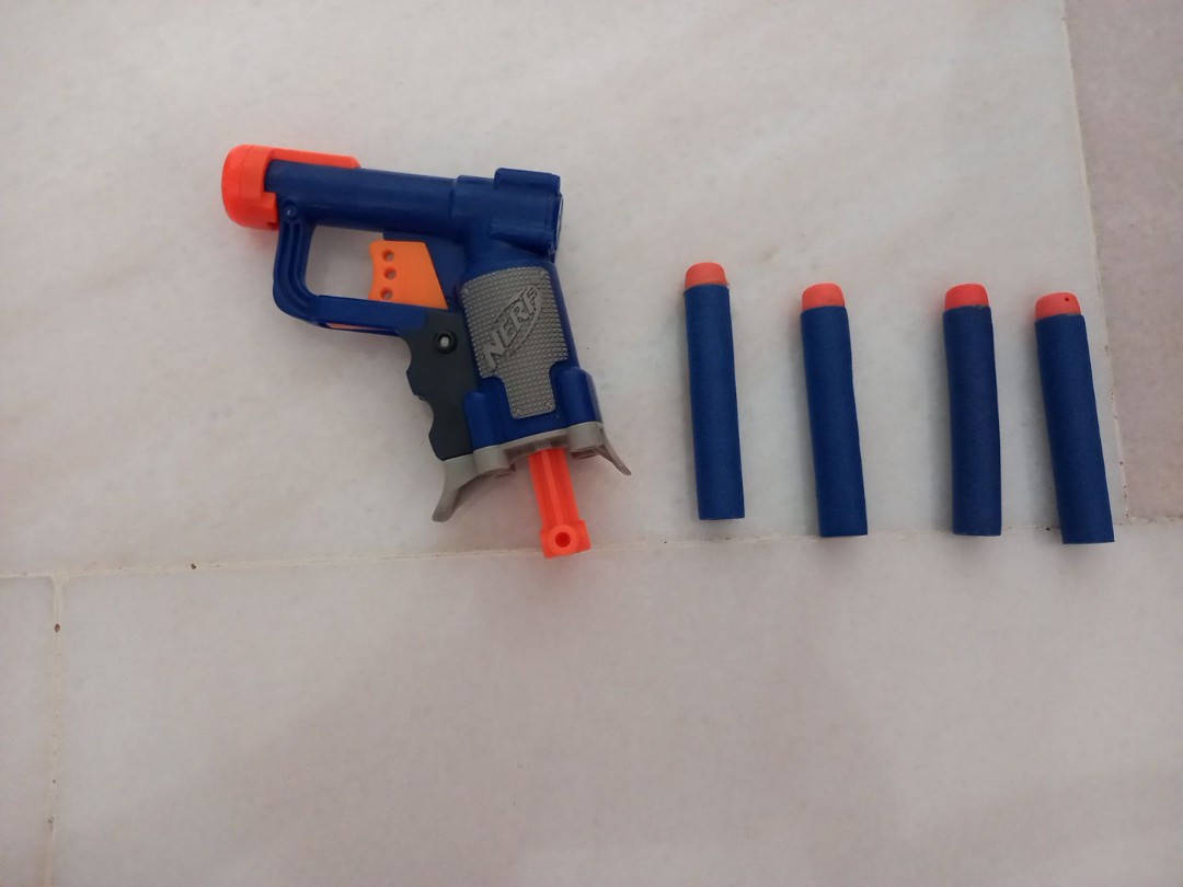 1st generation Nerf gun with bullets, Hobbies & Toys, Toys & Games on ...