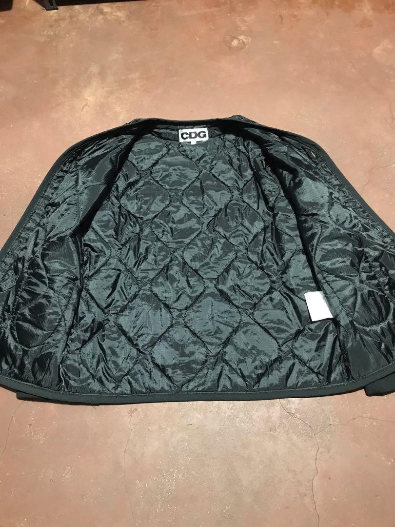 2018 Comme des garcons x alpha industries cdg quilted liner, Men's ...