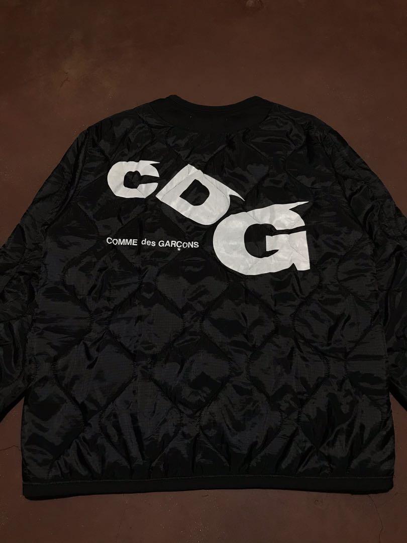 2018 Comme des garcons x alpha industries cdg quilted liner, Men's ...
