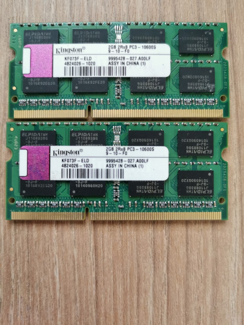2GB Ram memory, Computers & Tech, Parts & Accessories, Computer Parts ...