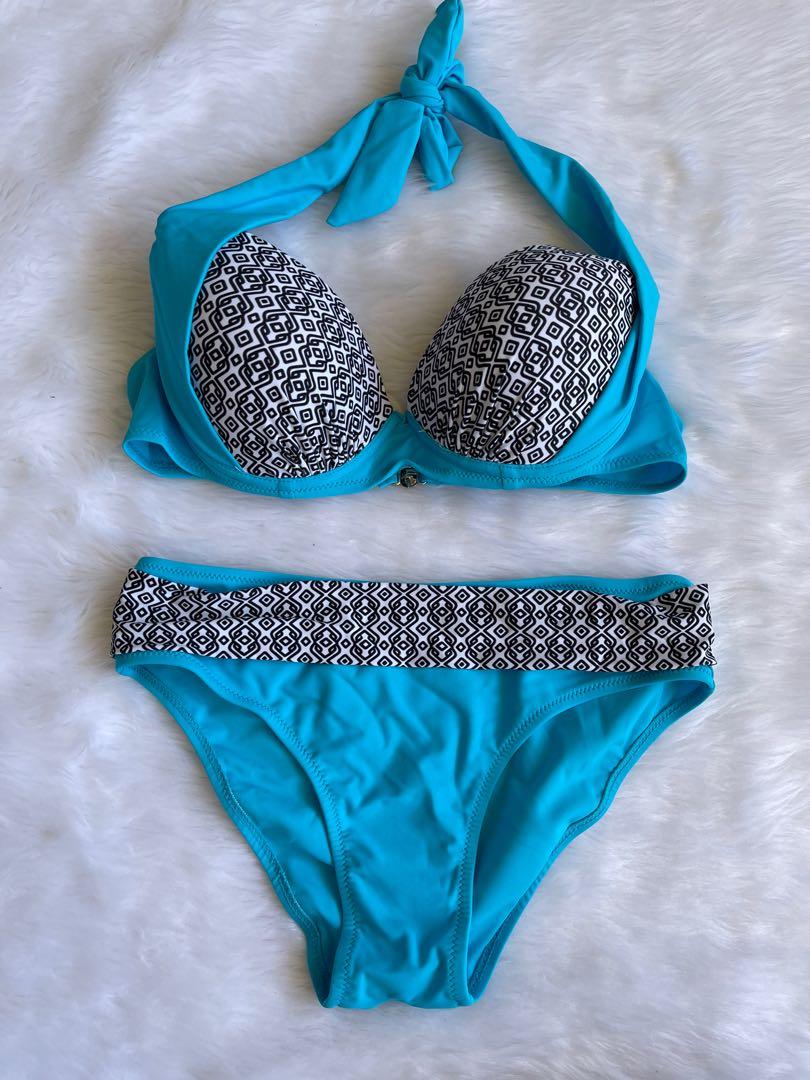 2-pc Haltered Top and Bikini Swimsuit 18, Women's Fashion, Swimwear ...