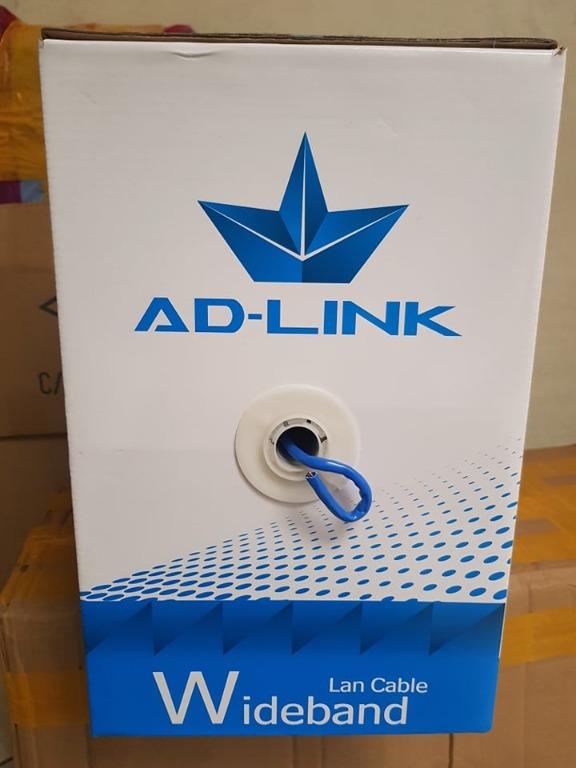 AD-Link Cat6e UTP Cable CCA Blue 305m/1000ft | 4 pairs UTP Cat 6e ...