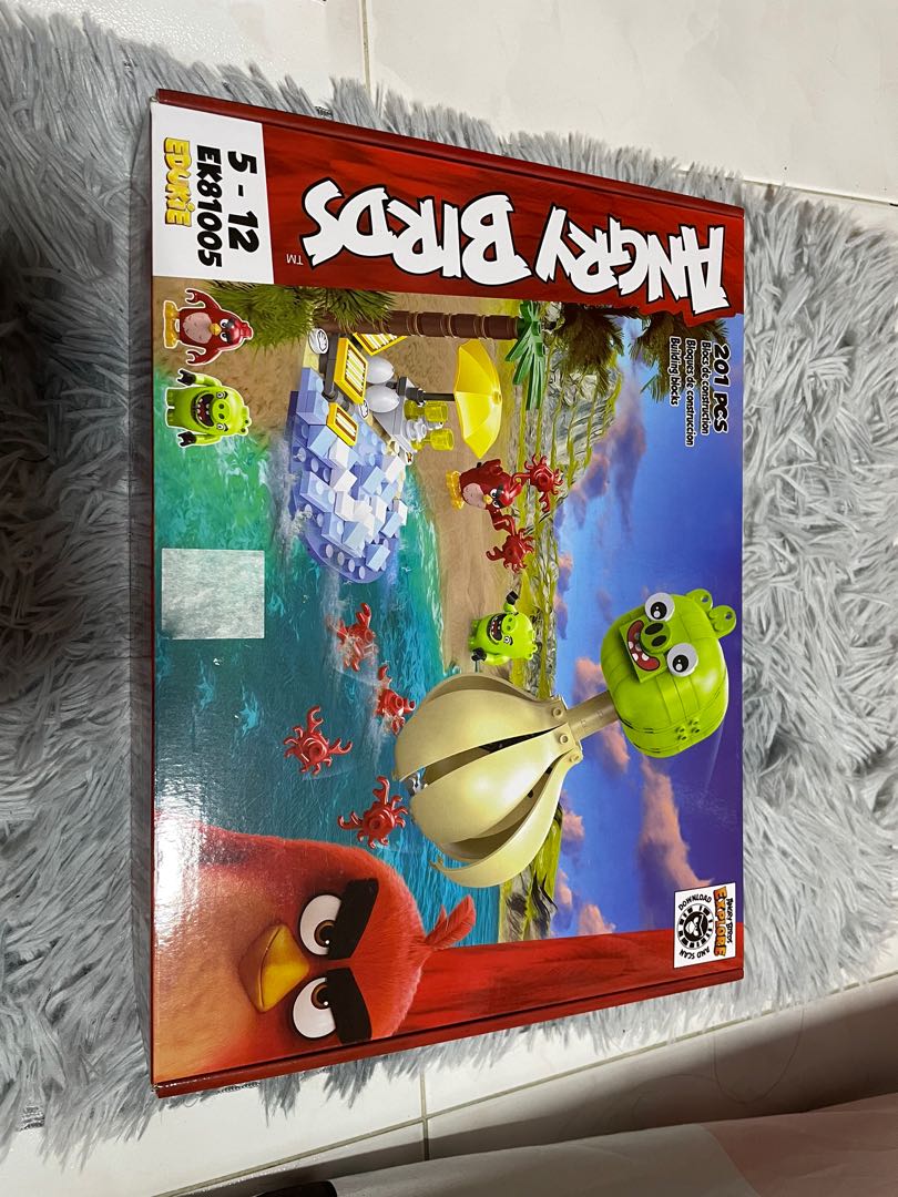 Angry birds blocks, Hobbies & Toys, Toys & Games on Carousell