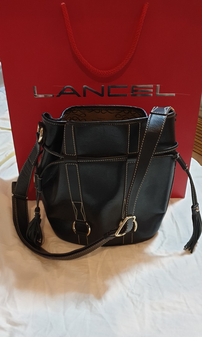 Authentic Lancel leather bag, Luxury, Bags & Wallets on Carousell