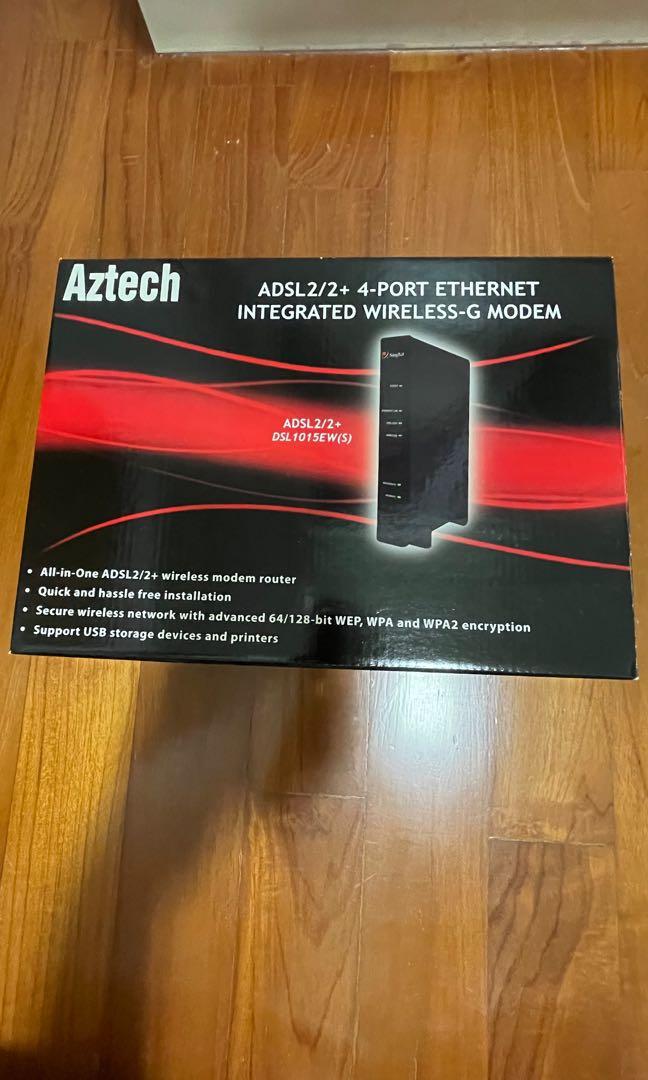 AZTECH ADSL 2/2+ modem, Computers & Tech, Parts & Accessories ...