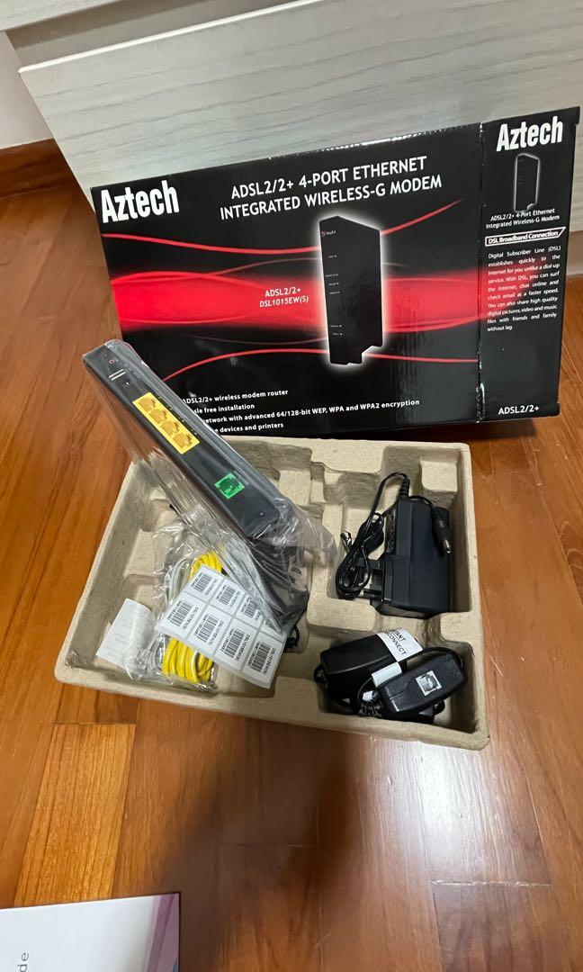 AZTECH ADSL 2/2+ modem, Computers & Tech, Parts & Accessories ...