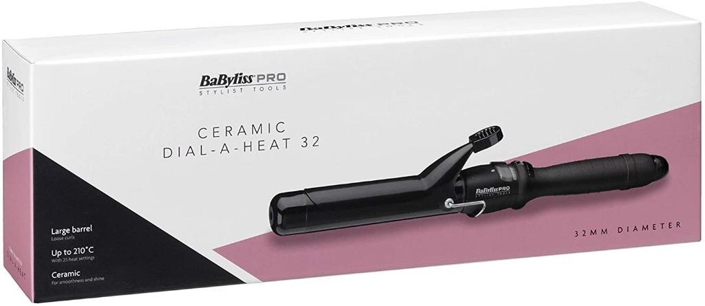 Babyliss 32mm Pro Ceramic Dial a Heat Curling Wand, Beauty & Personal ...