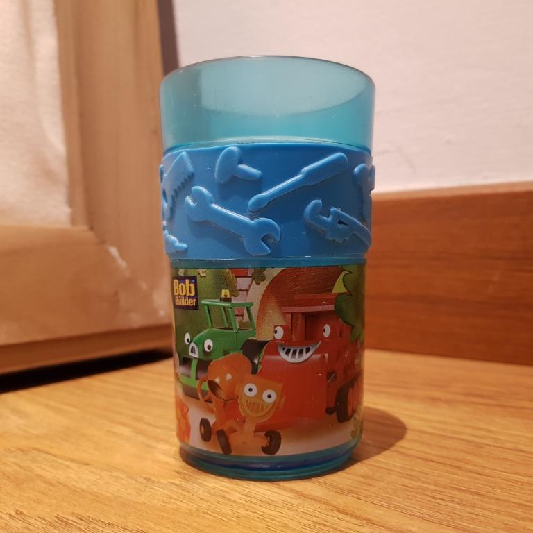 Bob The Builder Fun Grip Tumbler Plastic Cup Trudeau Brand Blue, Babies ...