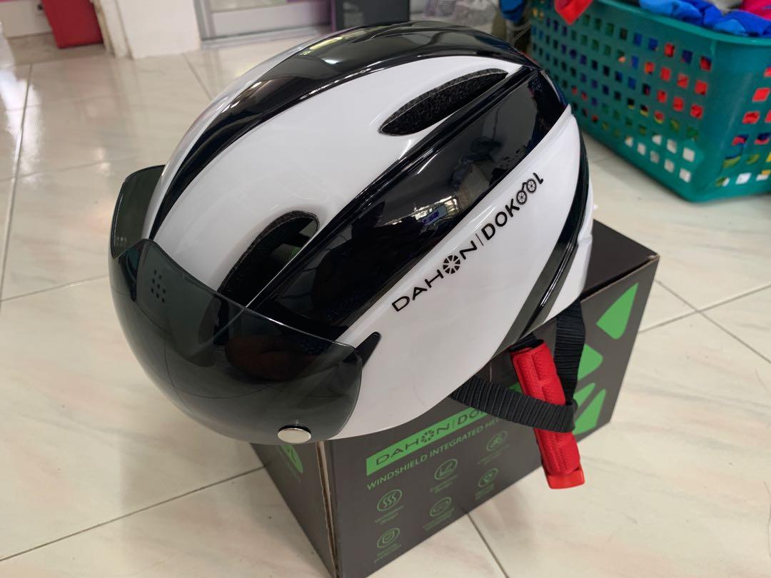 Brand new Authentic Dahon Dokool windshield integrated helmet, Sports ...