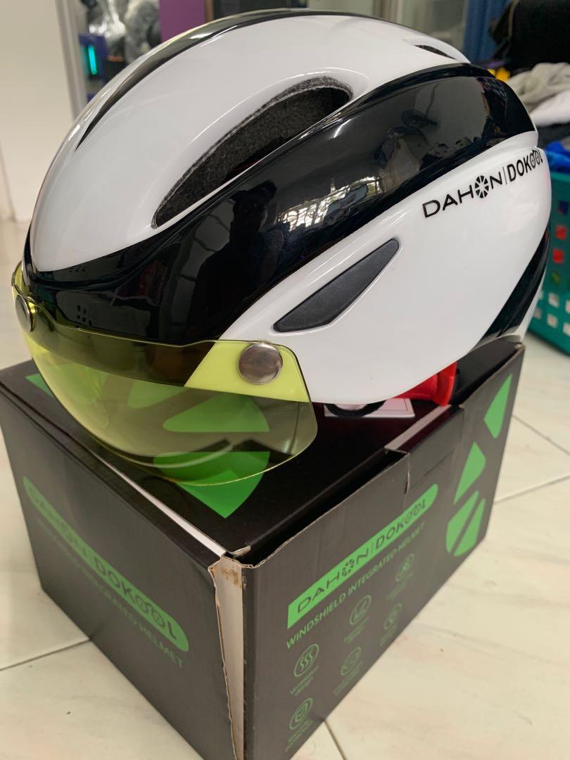 Brand new Authentic Dahon Dokool windshield integrated helmet, Sports Equipment, Bicycles ...