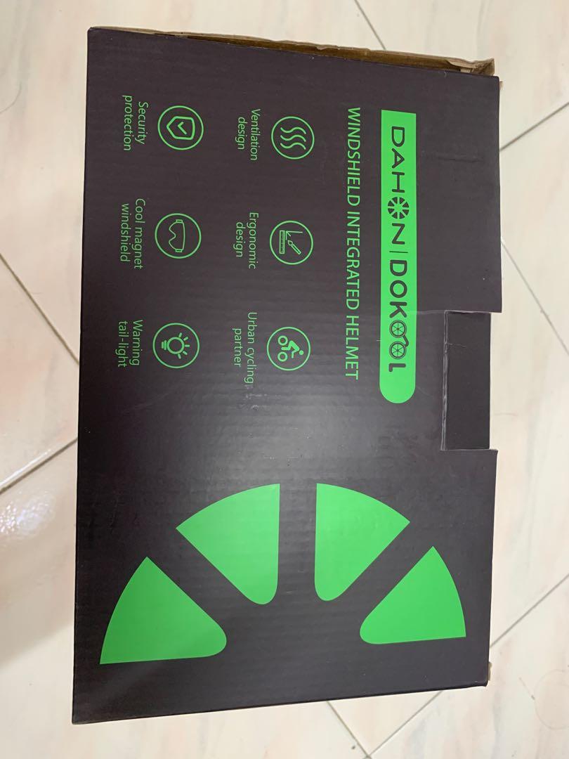 Brand new Authentic Dahon Dokool windshield integrated helmet, Sports Equipment, Bicycles ...