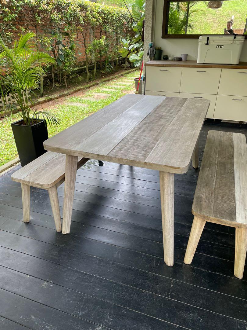 Castlery Dining Table, Furniture & Home Living, Outdoor Furniture on ...