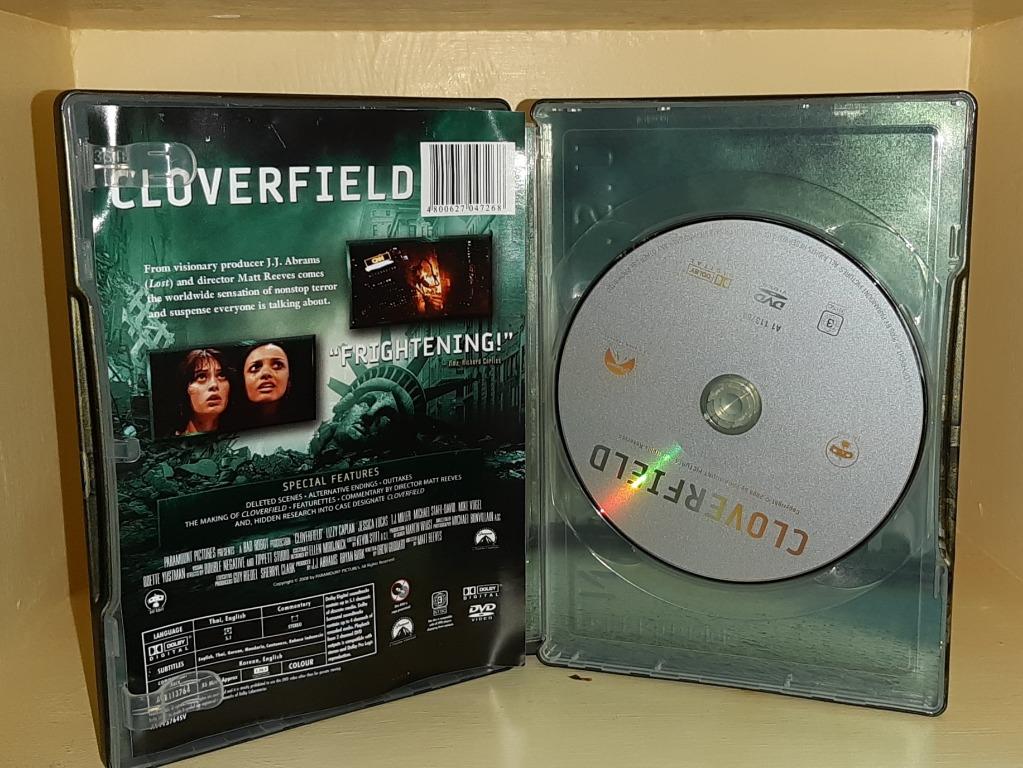 Cloverfield (2-Disc Collector's Edition Steelbook DVD), Hobbies & Toys ...