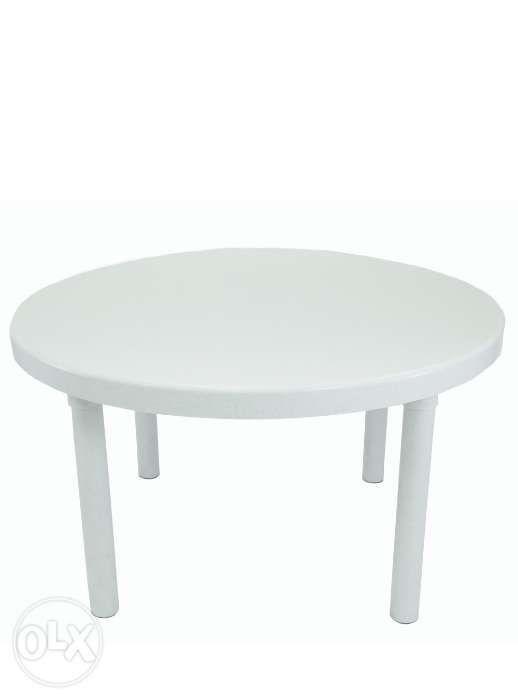Cofta MT-04 Round Table 50" 8Seater, Monobloc Table, Plastic Table ...