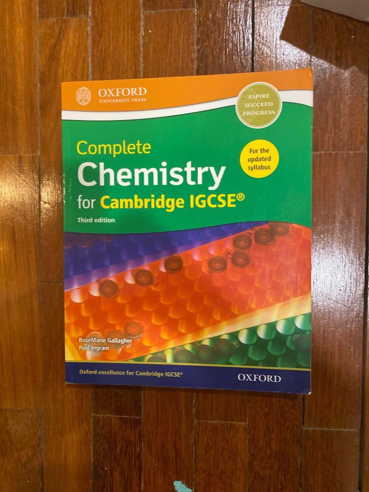 Complete chemistry IGCSE Cambridge Textbook, Hobbies & Toys, Books ...
