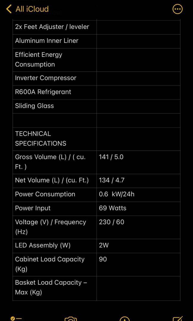 Condura CCF150Ri 5.0 cu.ft. Chest Freezer, TV & Home Appliances, Other ...