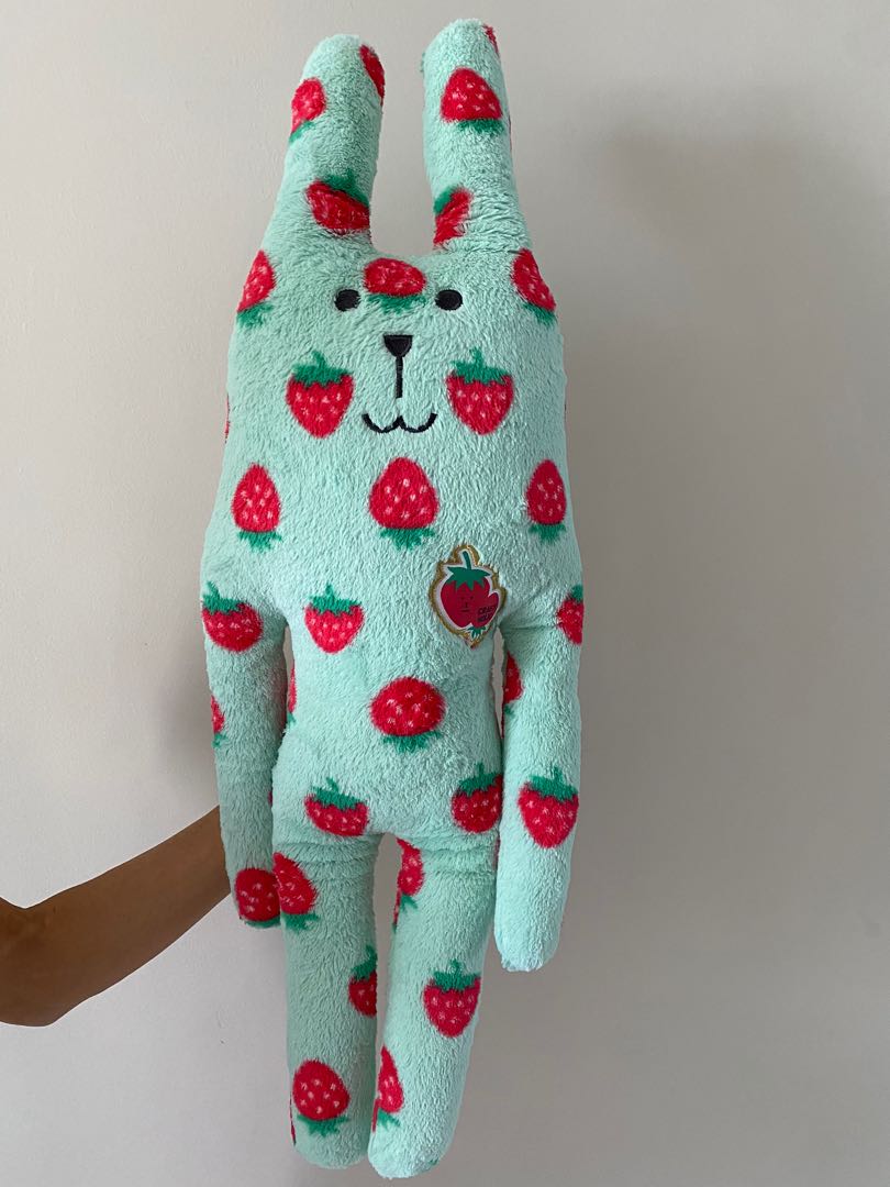 Craftholic Strawberry Plushie Toy, Hobbies & Toys, Toys & Games on Carousell