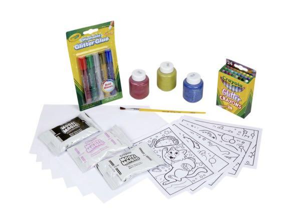 Crayola Colossal Tub of Glitter Art Set, Hobbies & Toys, Stationary ...