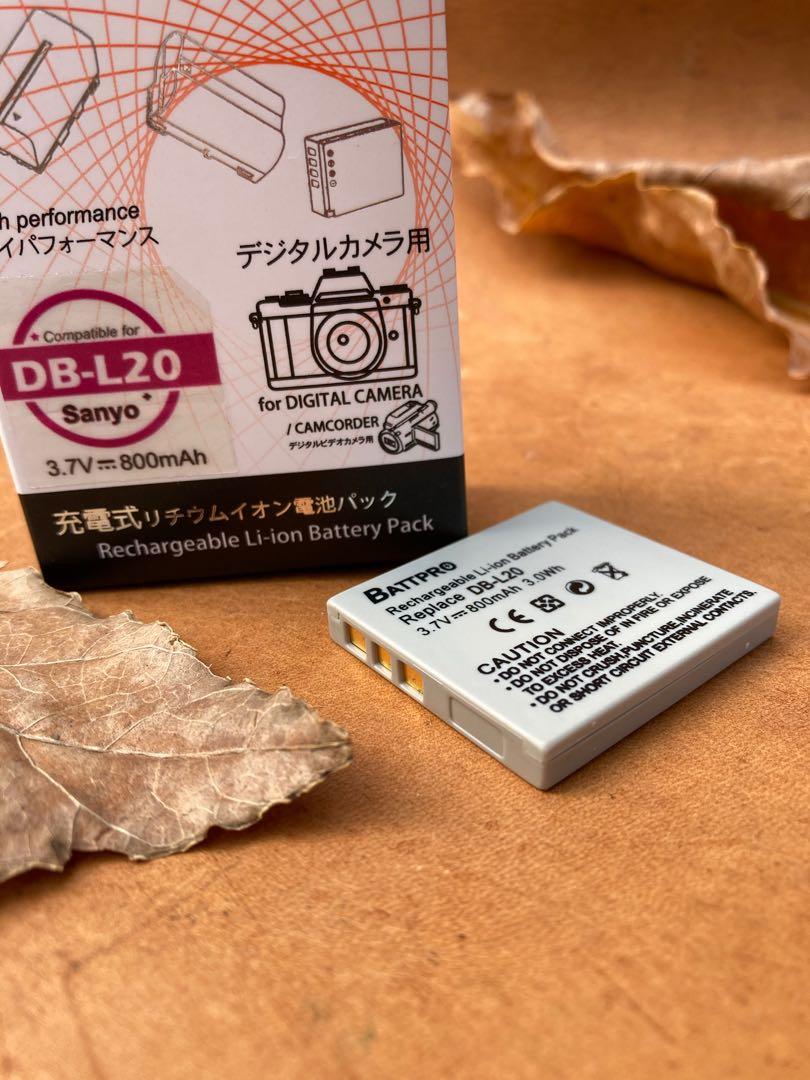 PLB103 PLB-103 PA-Bo07 DB-L20 DBL20電池合Sanyo CG9,Xacti CG65,Xacti CA65,Xacti E7,Xacti VPC-E60相機及多 ...