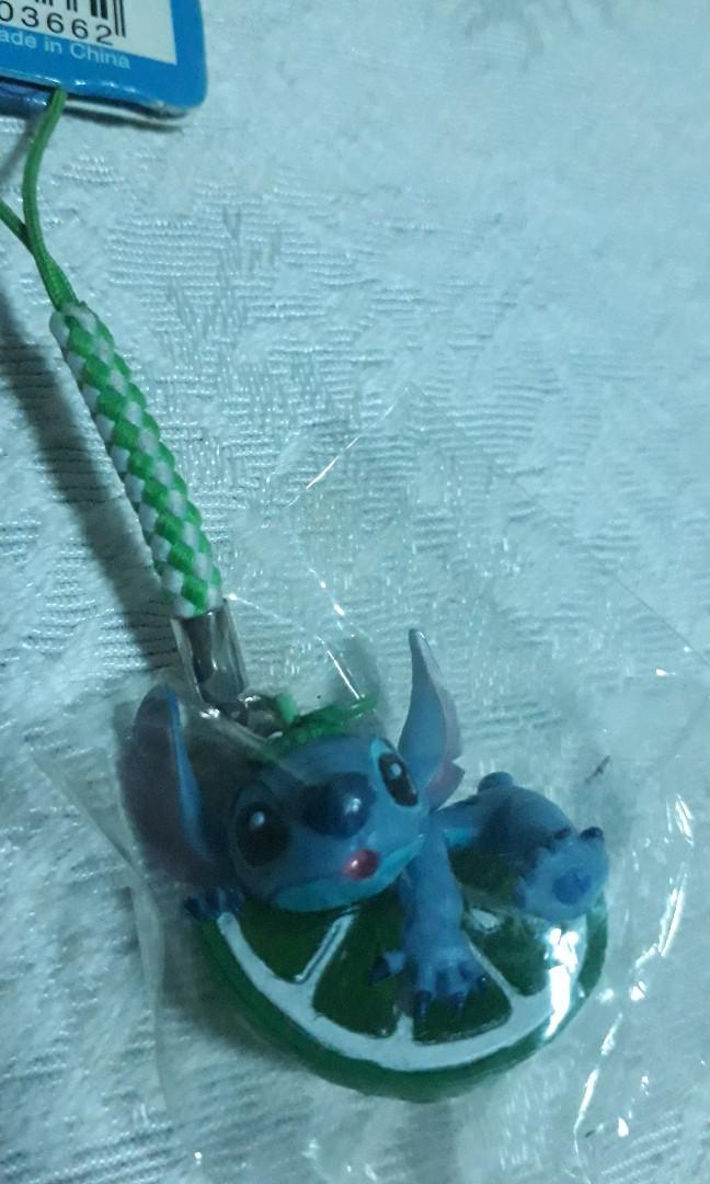 Disney Stitch on Green Fruit Cellphone Charm, Mobile Phones & Gadgets ...