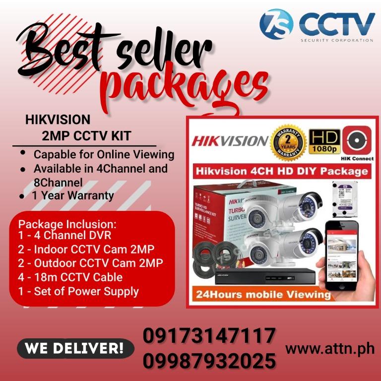 DIY CCTV PACKAGES, Furniture & Home Living, Security & Locks, Security ...