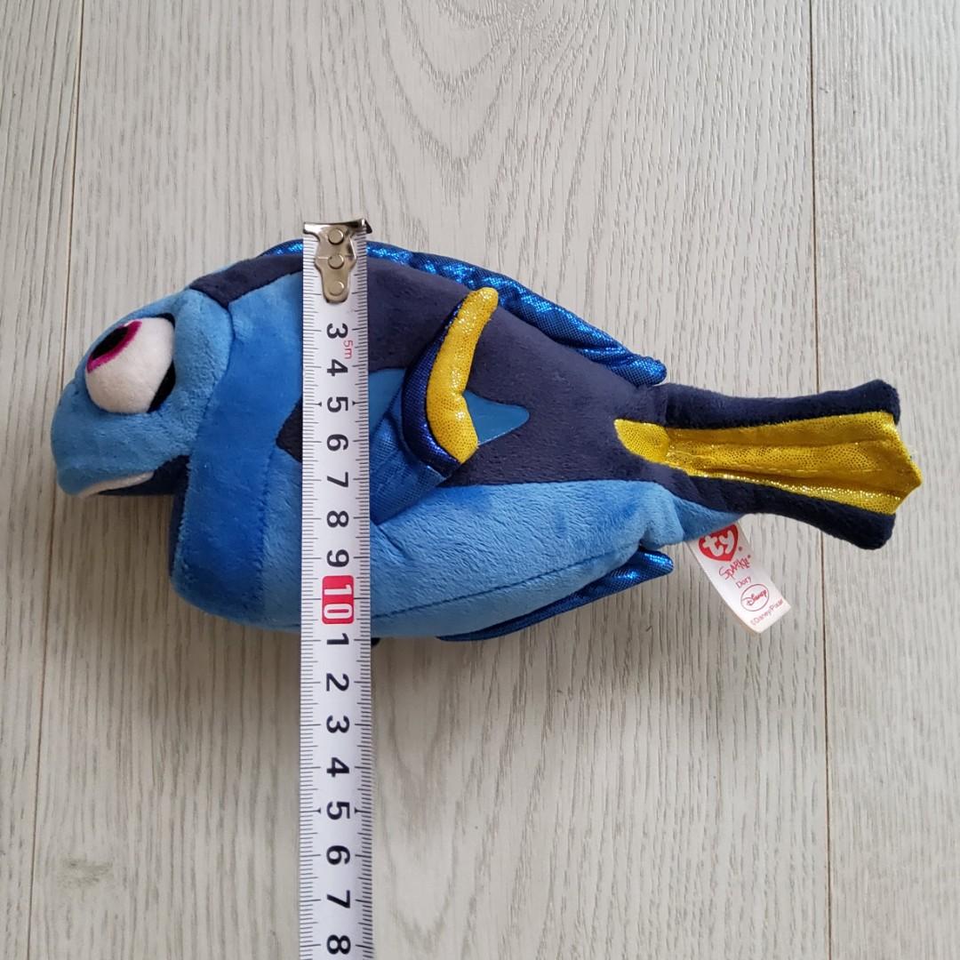 Dory Fish Plushie - TY Disney Pixar Sparkle Plush Stuffed Toy Plushy ...